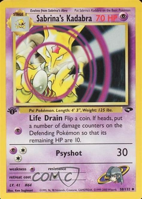 Sabrinas Kadabra Pokemon Card Price Guide Sports Card Investor