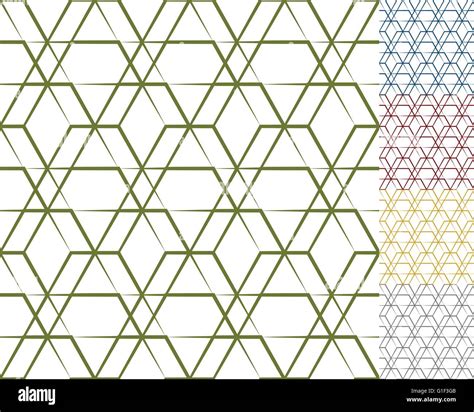 Grid Mesh Geometric Seamlessly Repeatable Pattern Monochrome Background Texture Stock Vector