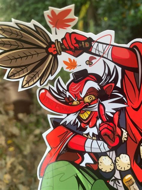 Dai Tengu 大天狗 Greater Tengu [yokai] Sticker Art Japanese