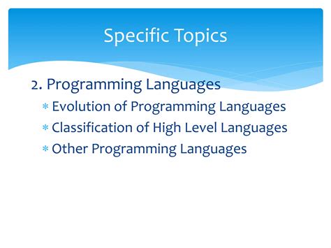 Intro Lecture Infs429 Pptx Programming Languages Computing