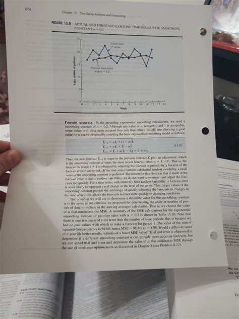 Solved Chapter Time Series Analysis And Forecasting Chegg