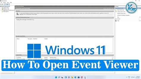 How To Open Event Viewer In Windows 11