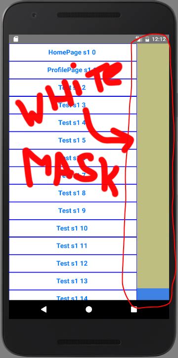 Is There The Way To Change White Color Of A Main Page Mask Of React Native Drawer Component