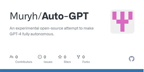 Github Muryhauto Gpt An Experimental Open Source Attempt To Make