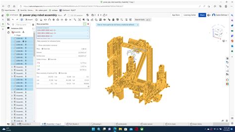 Mass Properties Tool Not Working — Onshape