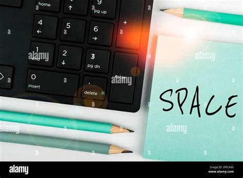 Text Sign Showing Space Business Approach Continuous Area Or Expanse Which Is Free Available