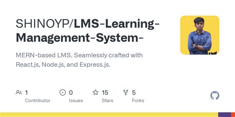Github Shinoyplms Learning Management System Mern Based Lms