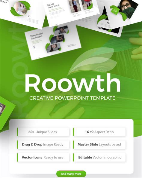 Roowth Modern Presentation Powerpoint Template