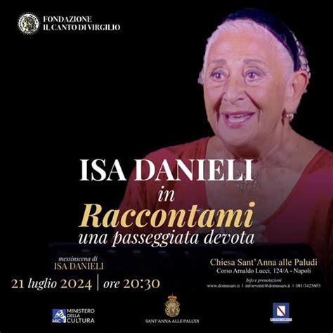 Isa Danieli In Raccontami Una Passeggiata Devota” Alta Terra Di Lavoro