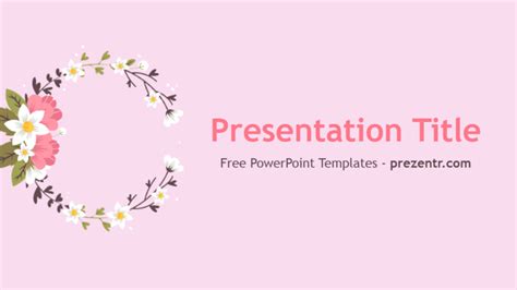 Free Flowers PowerPoint Template Prezentr PowerPoint Templates