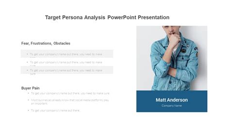 Target Persona Analysis PowerPoint Presentation PPTUniverse
