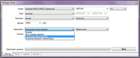 metatrader 5 strategy tester metatester 5 overview