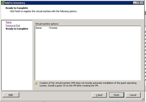 Migrate Vcenter Vm