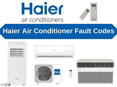 decoding haier air conditioner fault codes a comprehensive guide with