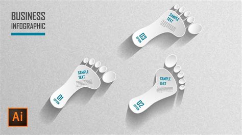 How To Make A Long Shadow In Illustrator Business Infographic YouTube