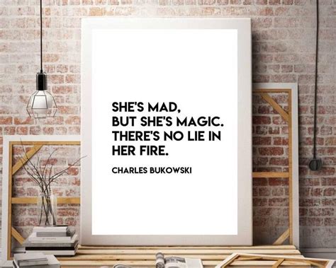 Shes Mad But Shes Magic Bukowski Digital Download Etsy Australia