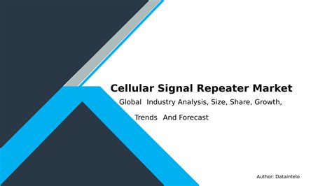 Cellular Signal Repeater Market Report Global Forecast From 2025 To 2033