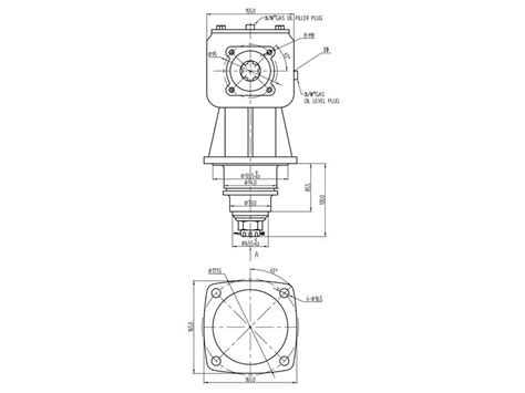 Gearbox 30 Hp Ratio 1 1 47 Spline Input 1 3 8 X 6 Type Lf205 147