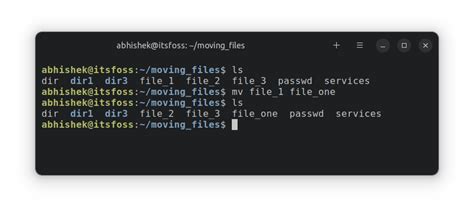 Move Files And Folders In Linux Command Line