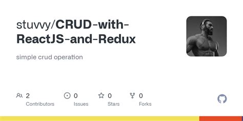 github stuvvy crud with reactjs and redux simple crud operation