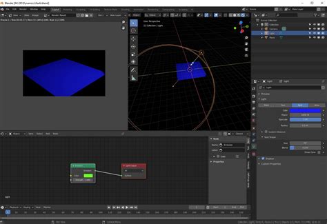 Modeling Blender How Can I Change The Color Of Light Of A Spot Nodes Seem To Have
