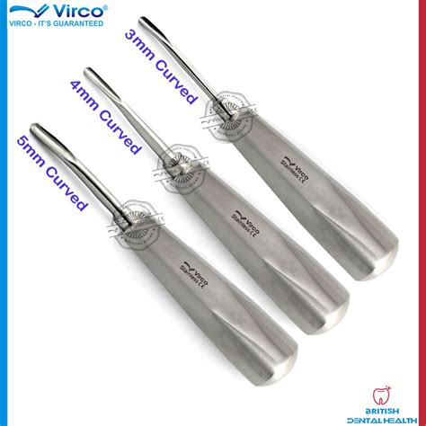 Dental Luxation Instruments Root Elevators Curved Tooth Loosening Ins