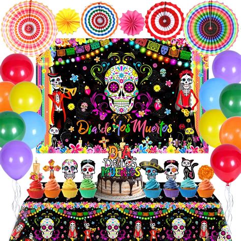 Day Of The Dead Decorations Dia De Los Muertos Party