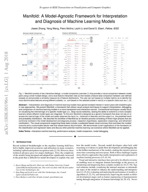 Manifold A Model Agnostic Framework For Interpretation And Diagnosis