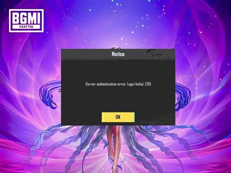 Bgmi Server Authentication Error Login Failed Possible Fixes Reasons And More