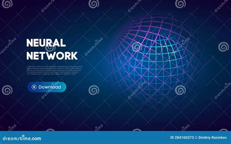 Neural Network Abstract Technology Science Background Human Brain