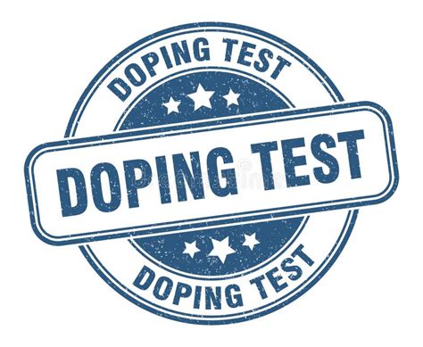 Doping Test Stamp Stock Illustrations 303 Doping Test Stamp Stock