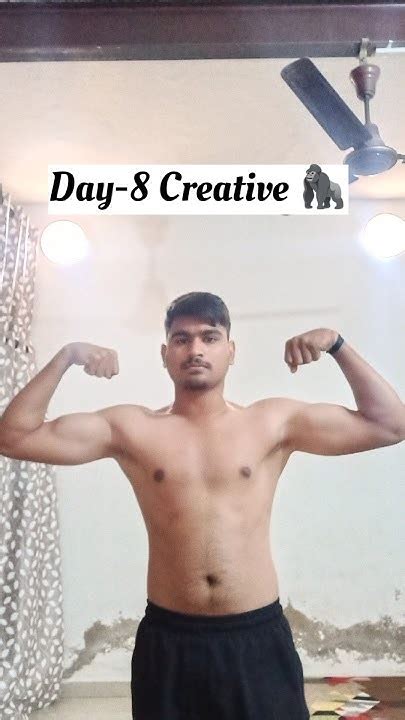Day 8 Creatine Effect 🦍 Gym Shortsfeed Shorts Challenge Creatine Youtube