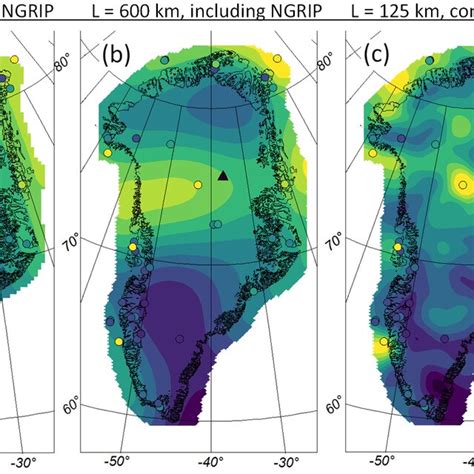 Kriging Interpolation Results For Heat Flow Observations A With A
