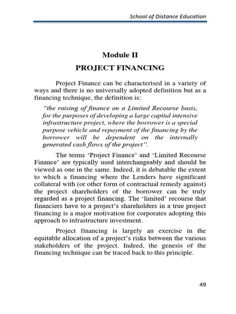 PROJECT FINANCE | PDF | Project Finance | Preferred Stock