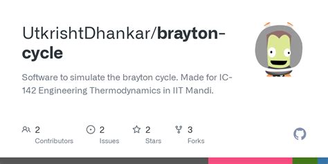 GitHub UtkrishtDhankar Brayton Cycle Software To Simulate The