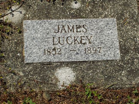 James Luckey 1852 1897 Memorial Find A Grave