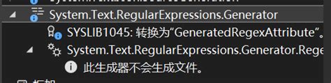GeneratedRegex Attribute Failed To Generate Code And Shows CS Error Issue Dotnet
