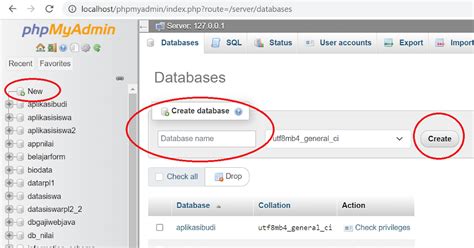 Software Code Cara Mudah Membuat Database Dan Tabel Mysql