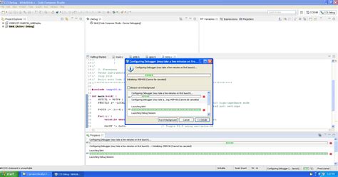CCS6 Configuring Debugger Takes Forever Code Composer Studio Forum Code Composer Studio