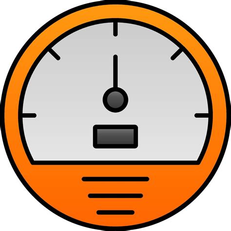Speedometer Line Filled Gradient Icon 42173748 Vector Art At Vecteezy