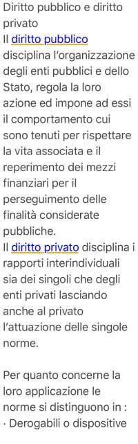 Differenza Tra Diritto Pubblico E Diritto Privato Docsity