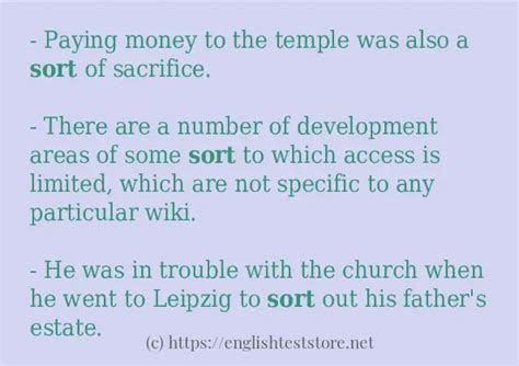 Sort Sentence Examples Englishteststore Blog