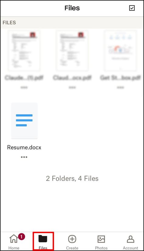 how to view the file size in dropbox