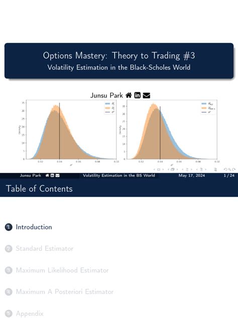 Volatility Estimation In The Black Scholes World 1720875260 Pdf