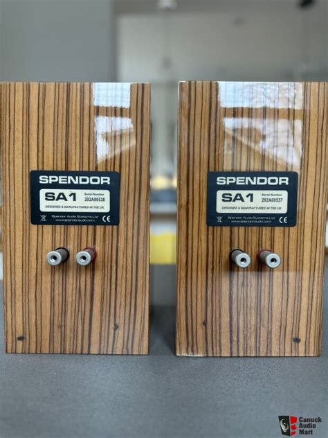 Spendor Sa 1 Speakers Photo 5476217 Canuck Audio Mart