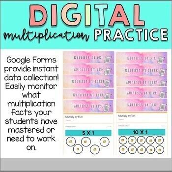 Interactive Multiplication Google Slides Google Forms Self Grading Digital