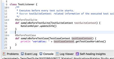 How To Call Test Case Variable Value To Test Case Listener Katalon
