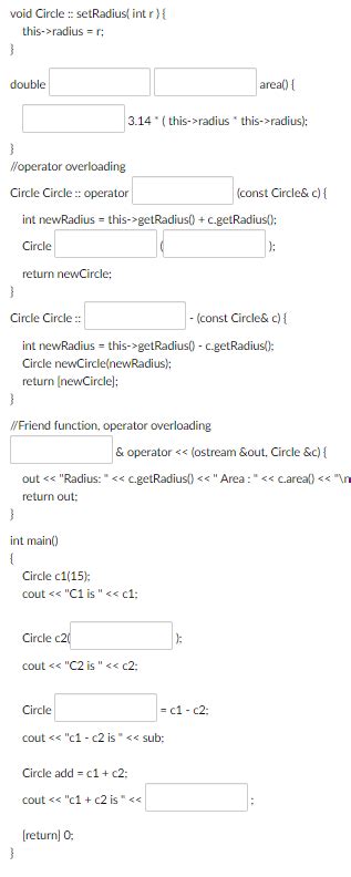 Solved Problem Statement Create A Class Named Circle With A