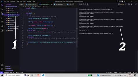 Android Finally Does Not Work In The Exception Handling Of The Dart
