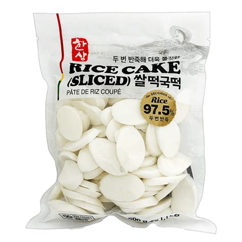 Sliced Rice Cake 1 1 Lb 500g H Mart